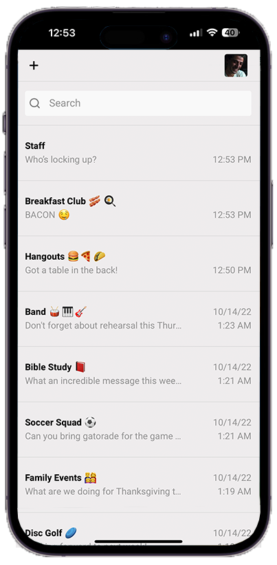 Involv, The Messaging App for Groups
